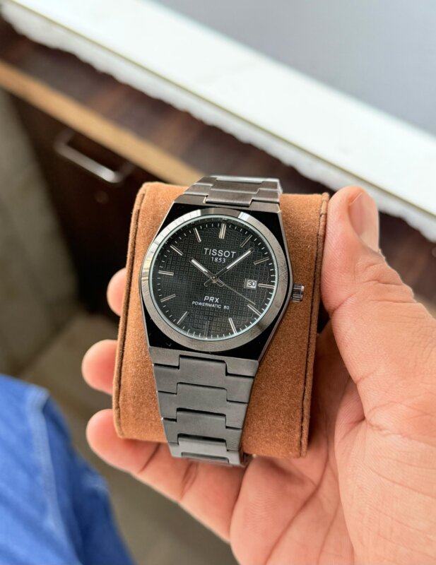 Buy TISSOT PRX SLIM BLACK | Space Time Watch